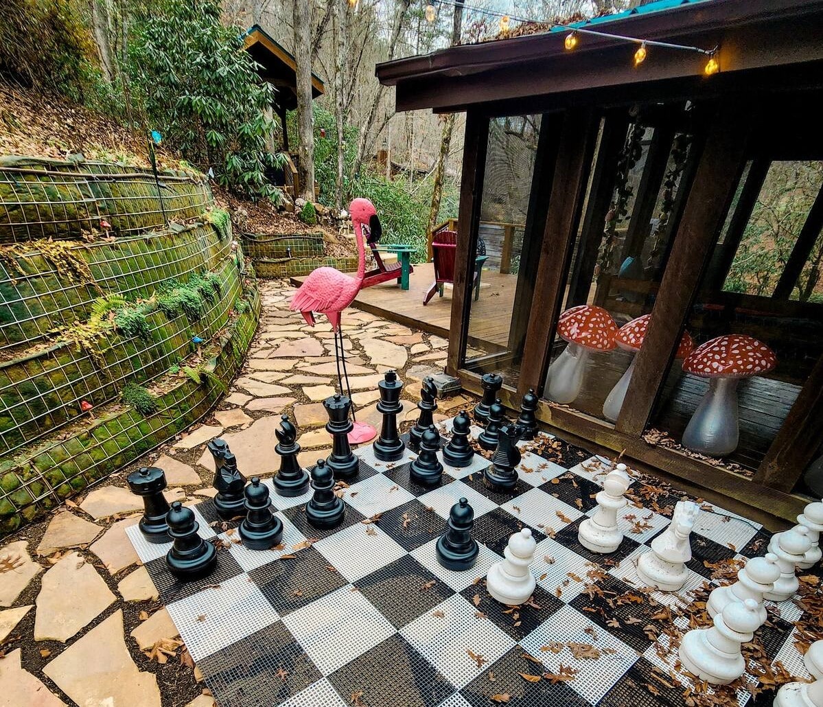 Dive Down The Rabbit Hole At This Unique Cabin Rental In North Georgia