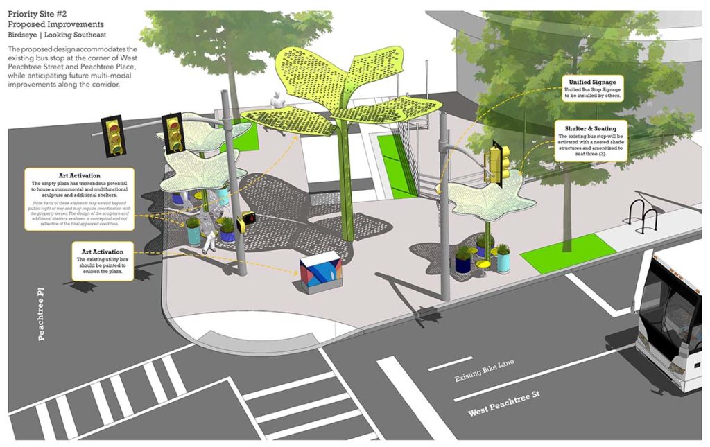 New Bus Stops Promise Fresh Makeover For Midtown Atlanta