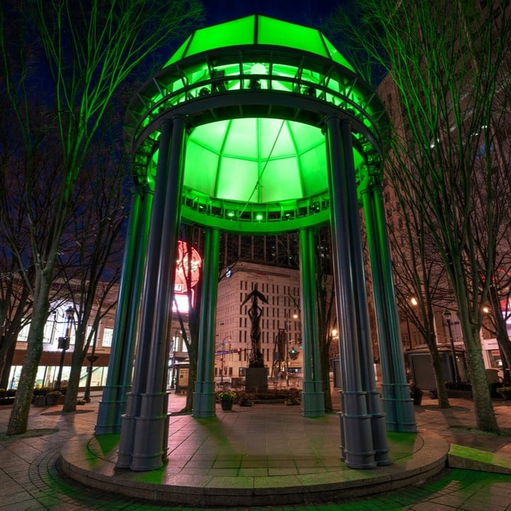 Interact With This Dazzling Light Installation In Downtown Atlanta
