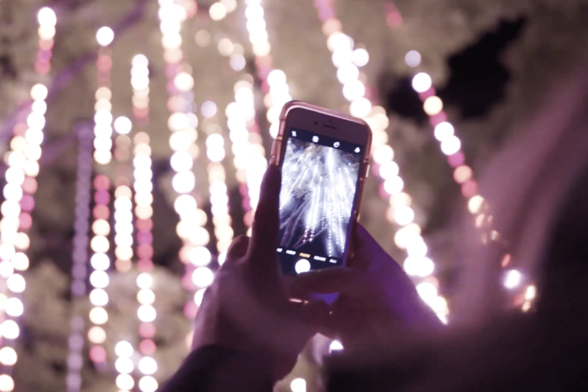 Interact With This Dazzling Light Installation In Downtown Atlanta