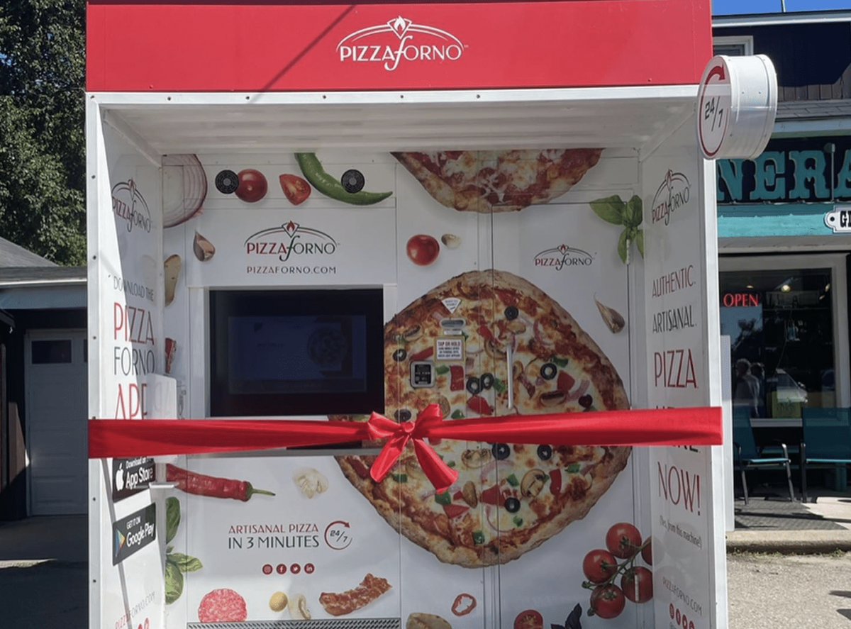 Enjoy Fresh Artisan Pizza At This New 24/7 Futuristic Kiosk