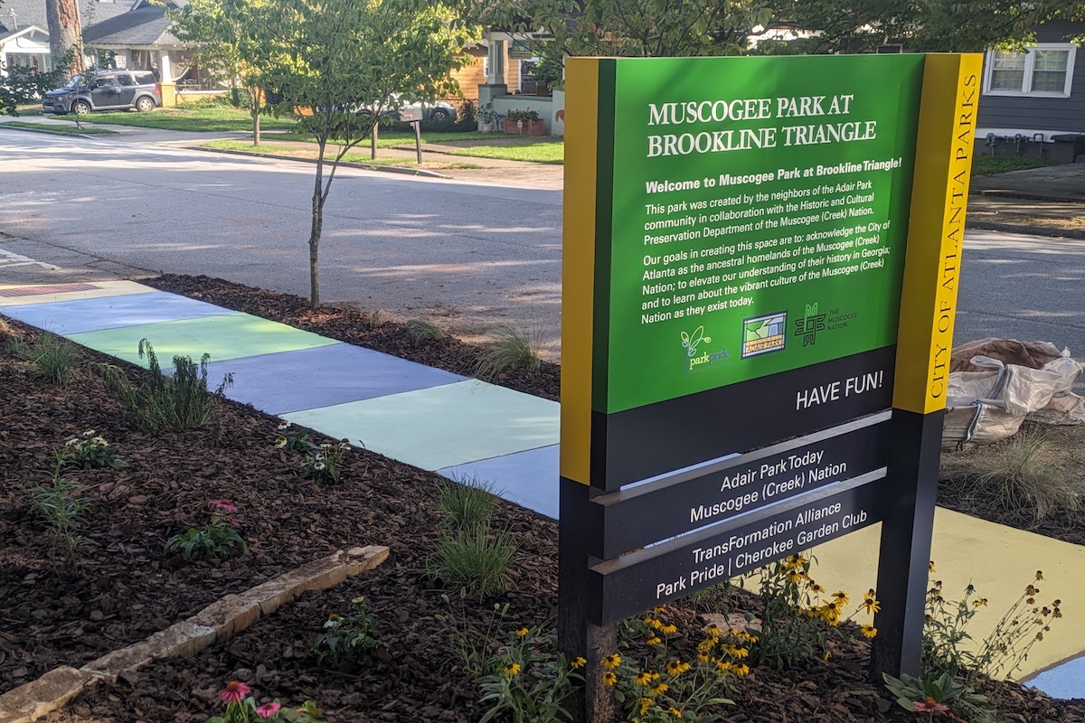 Atlanta's Newest Park Honors Muscogee Culture And History