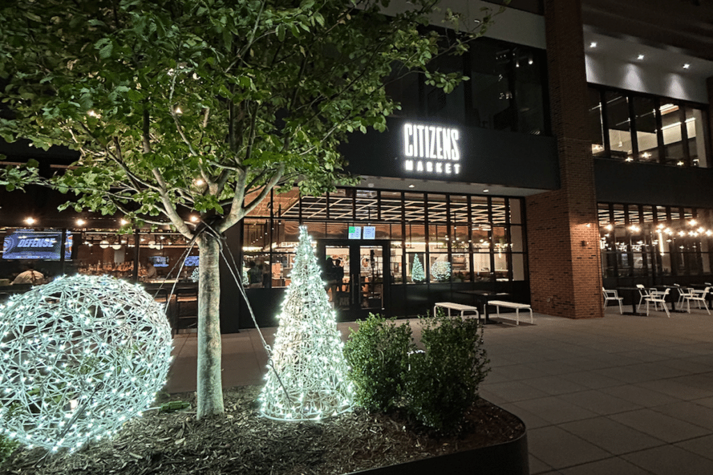 This New ATL Food Hall Is Transforming Into A Winter Wonderland