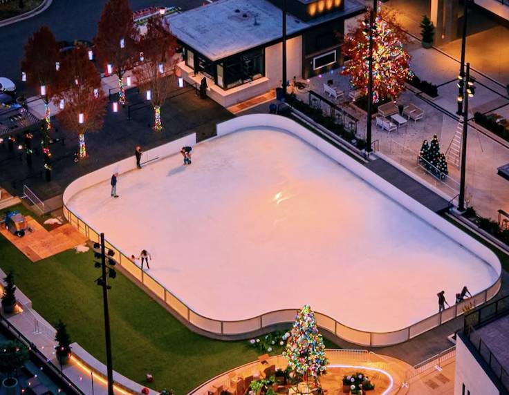Dunwoody's First-Ever Outdoor Ice Skating Rink Is A Magical Way To ...