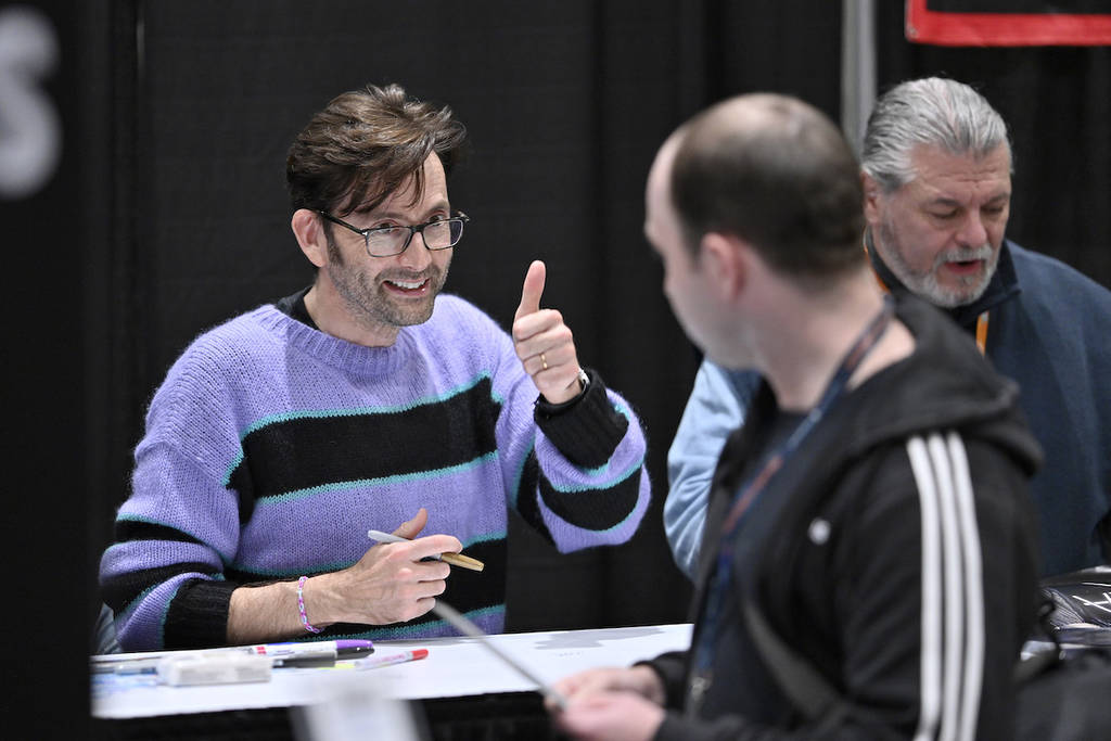 Allons-y! David Tennant, Billie Piper, & Alex Kingston from 'Doctor Who ...