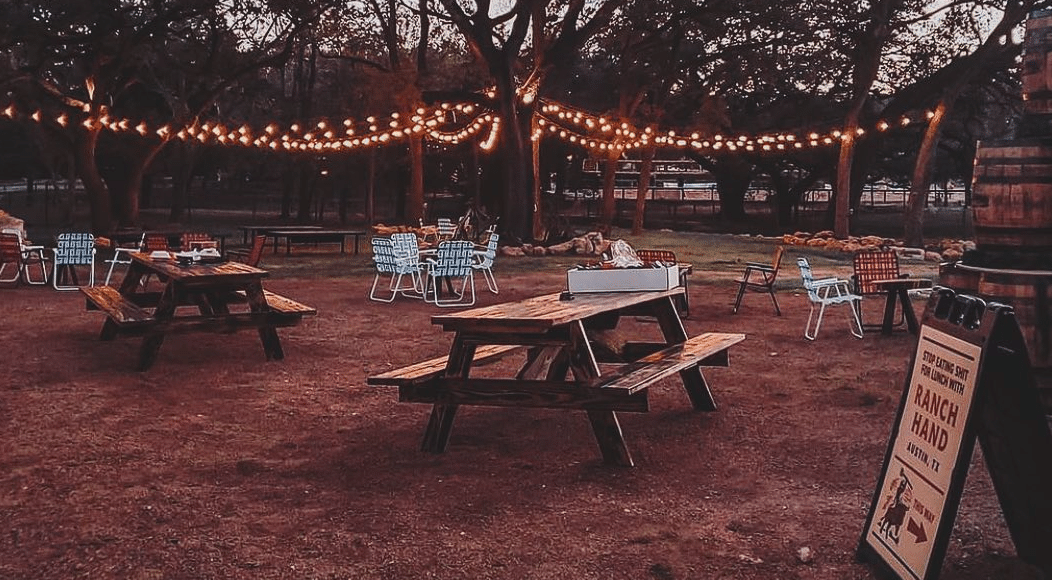 Spacious New Patio Hangout Opens In South Austin • Armadillo Den - Secret Austin