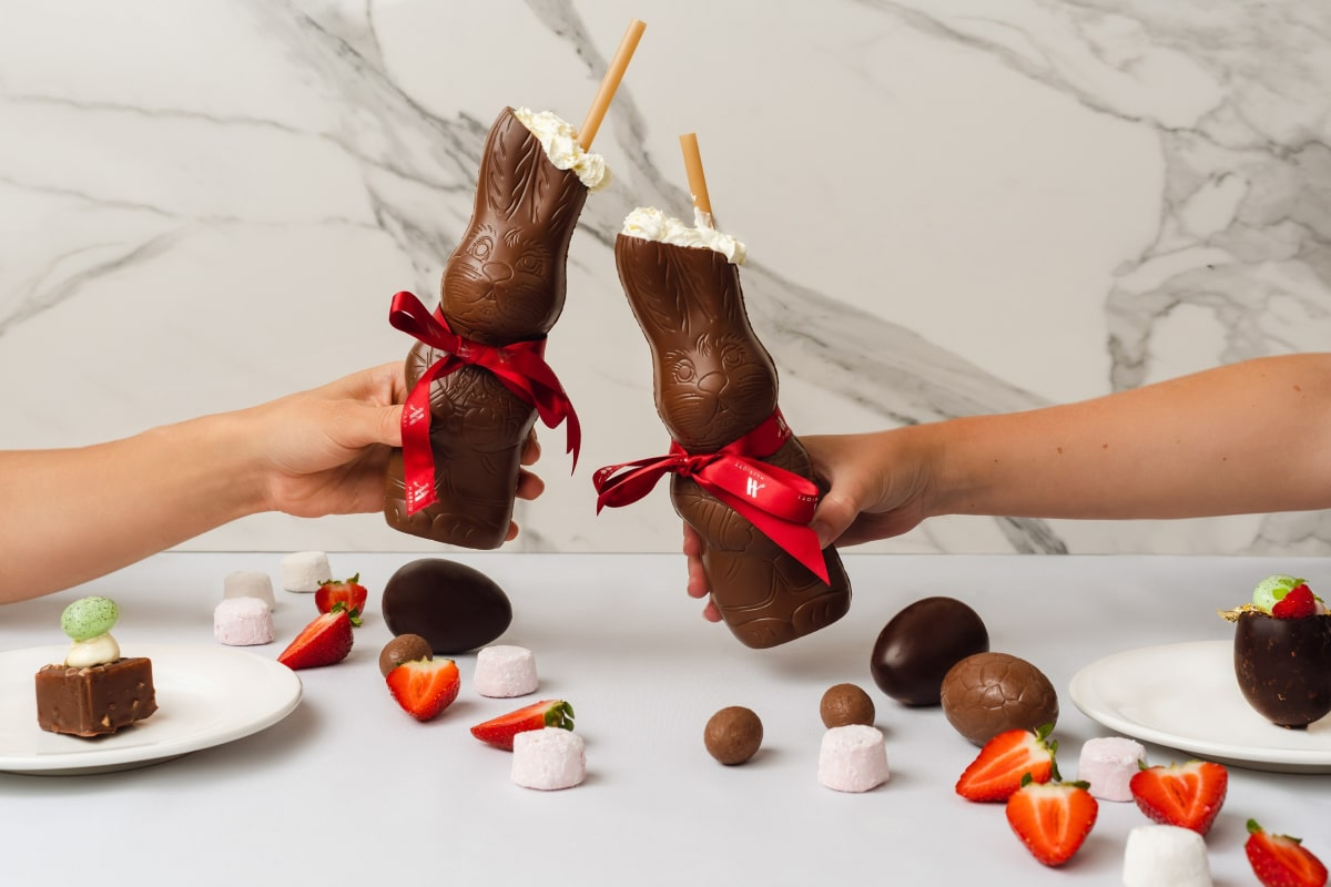Brisbane Marriott's Easter High Tea Has Chocolate Bunny Cocktails
