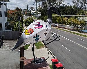 Brisbane's Bin Chicken Trail Honours The Australian White Ibis