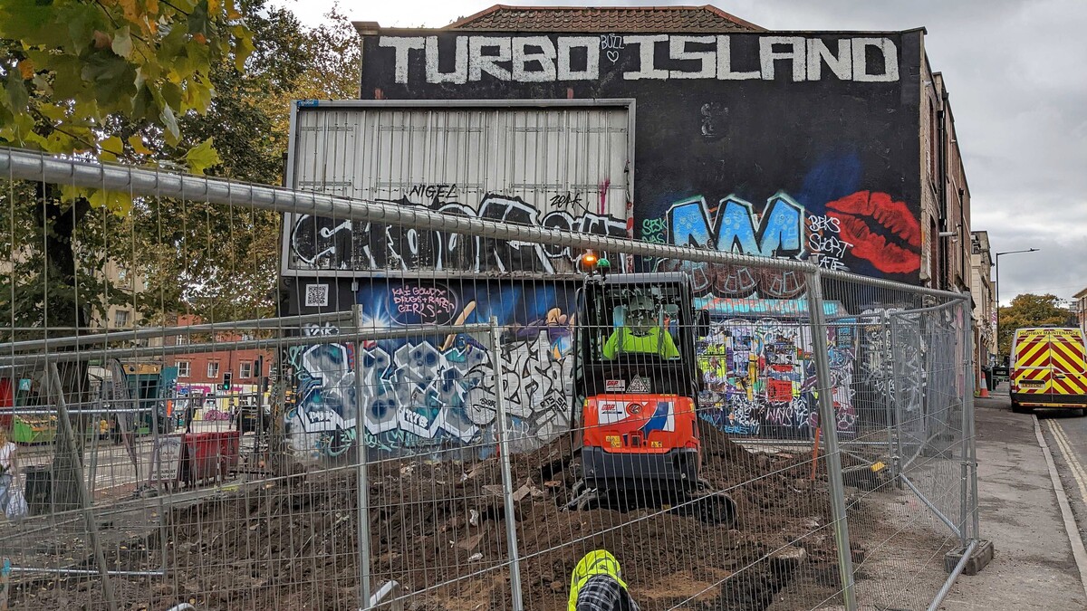 Turbo Island Has Been Fenced Off 'For Works' - Secret Bristol