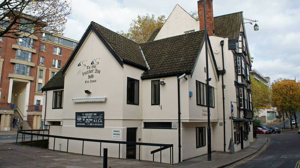 The Hatchet Inn Front Door Is Covered In Human Skin