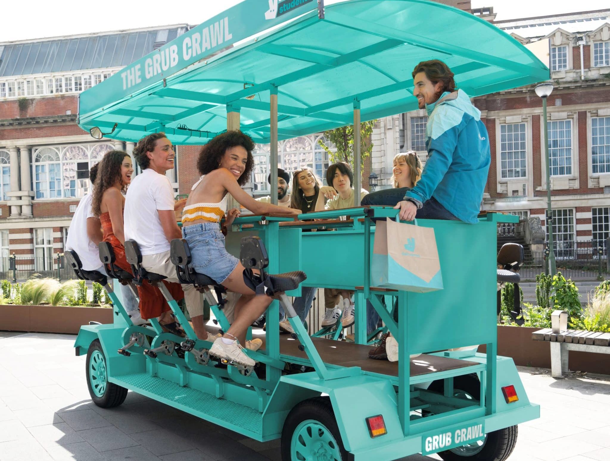 Freshers Can Hop On The Deliveroo Pedal Bike For A Grub Crawl