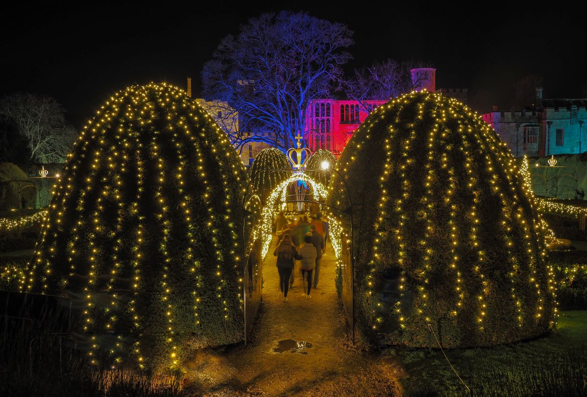 This Spectacular Light Trail Takes Place At A 600-Year-Old Castle