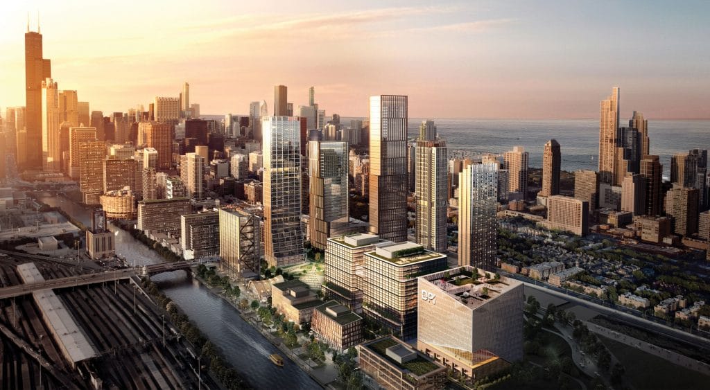 Work On South Loop's Futuristic Gateway Towers Will Start This Year As ...