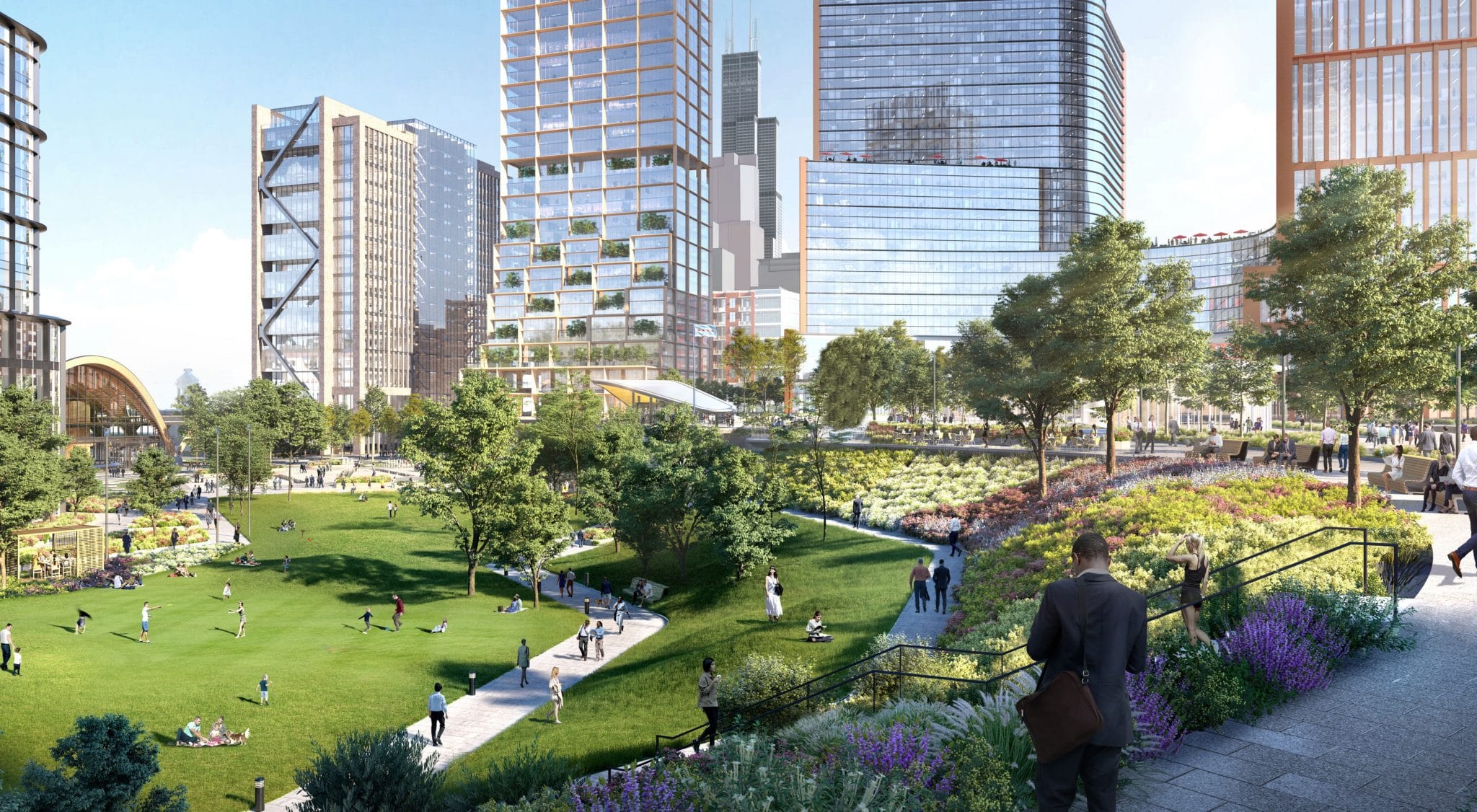 Work On South Loop's Futuristic Gateway Towers Will Start This Year As ...