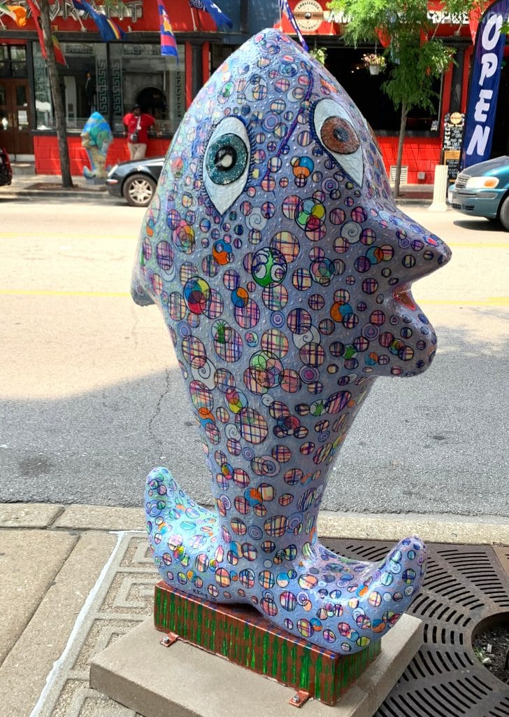 Fanciful Fish Sculptures Have Taken Over Greektown As Part Of A New ...