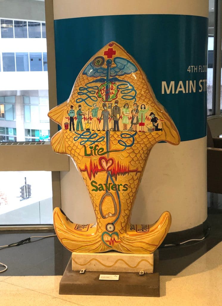 Fanciful Fish Sculptures Have Taken Over Greektown As Part Of A New ...