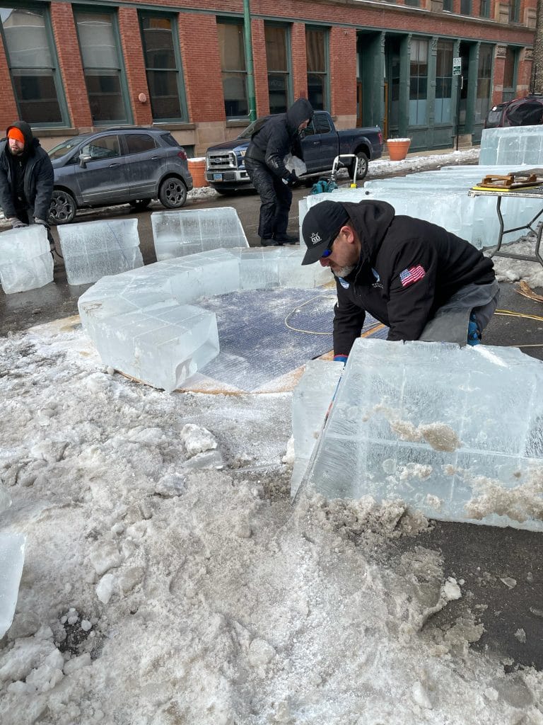 A Real-Life 400-Pound Outdoor Ice Igloo Is Coming To West Loop