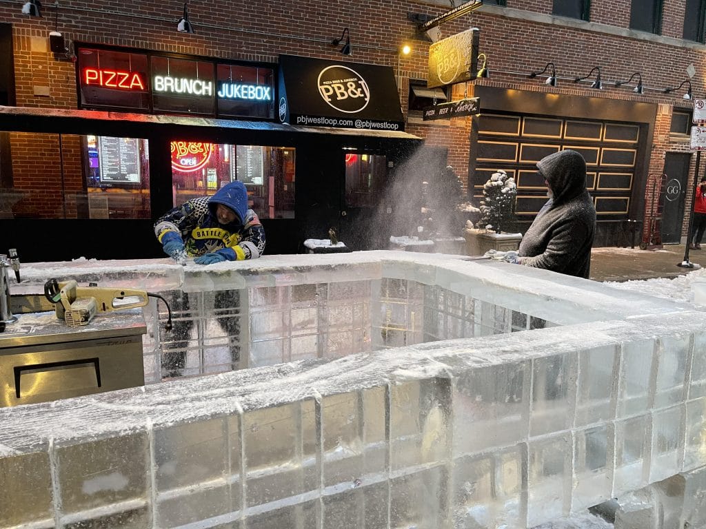 A Real-Life 400-Pound Outdoor Ice Igloo Is Coming To West Loop