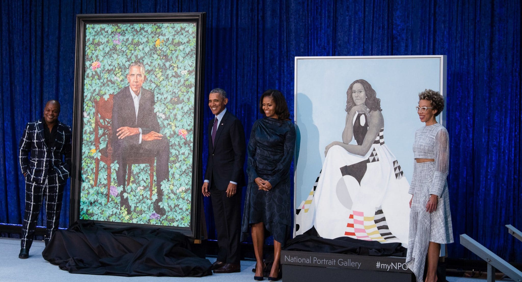 The Iconic Obama Portraits Are Now On Display At The Art Institute Of ...
