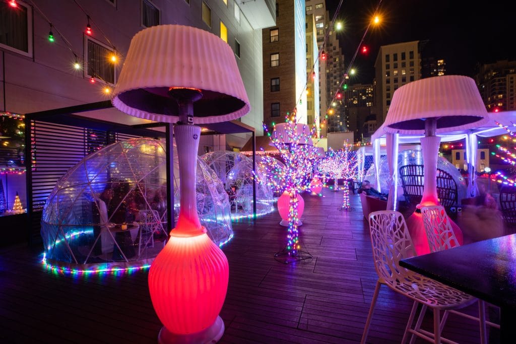 Godfrey Hotel's Winter Wonderland And Heated Igloos Have Returned To ...