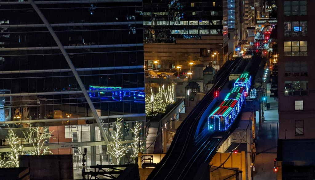 Chicago's Santa-Driven CTA Train Has Returned To The Tracks