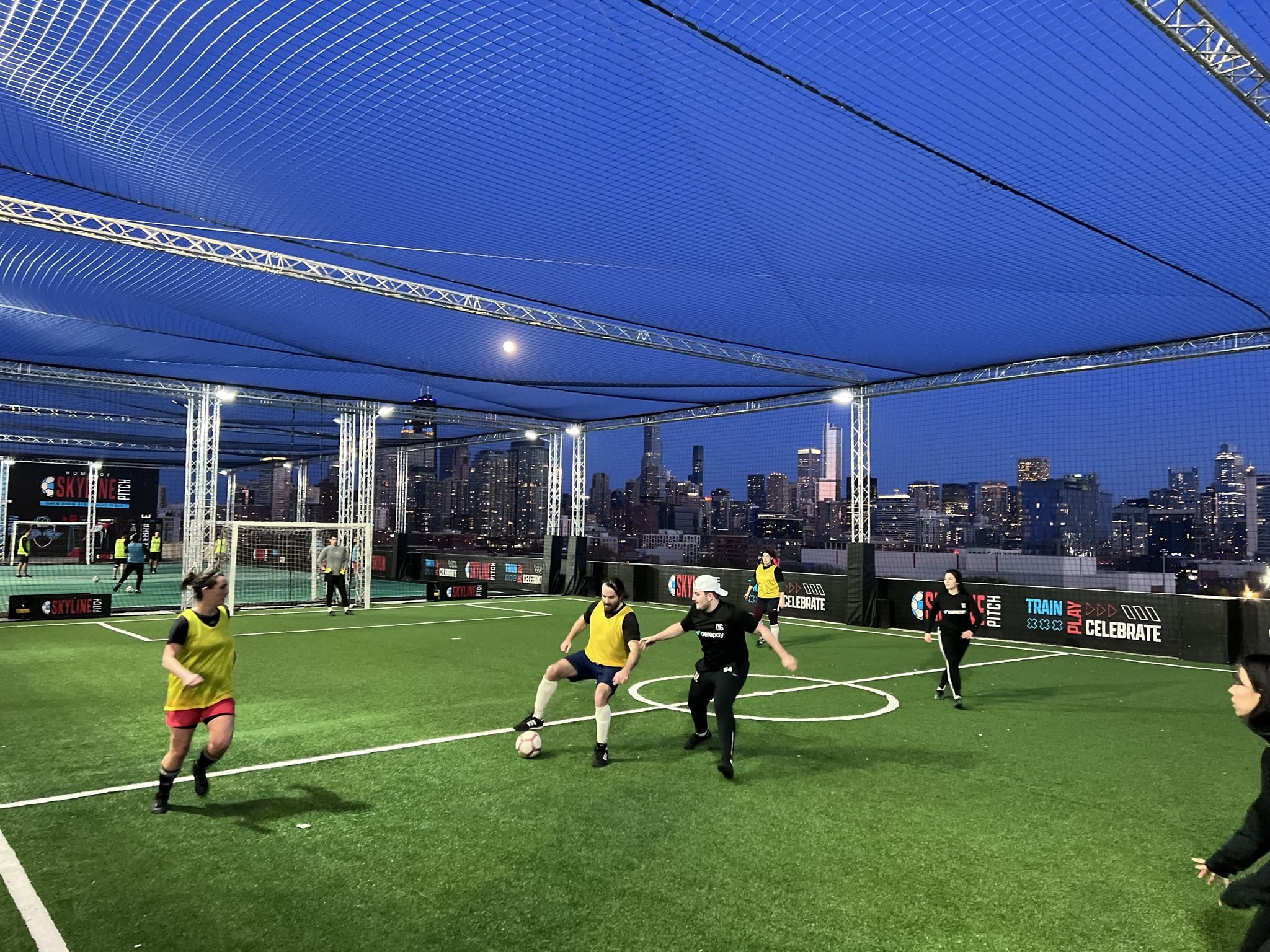 Play Soccer In The Sky At Chicago's 1st-Ever Rooftop Soccer Pitch