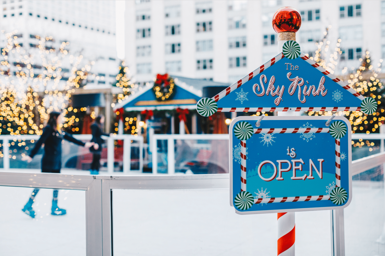 Skate Across A Rooftop At The Returning Chicago Sky Rink