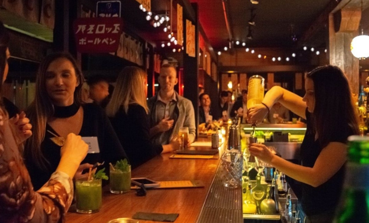 A New Underground Cocktail Bar Serves Up Japanese Pub Style Food In ...