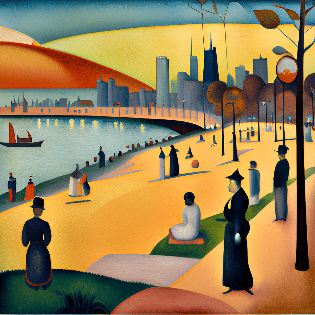 We Used AI To See Chicago Through The Eye Of Famous Painters