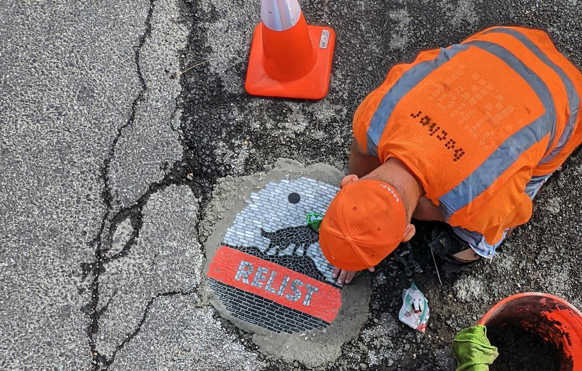 Chicago's Vigilante Pothole Artist Has Opened A Gallery In Uptown