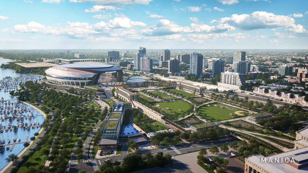 Chicago Bears Reveal Plans For New Lakefront Domed Stadium