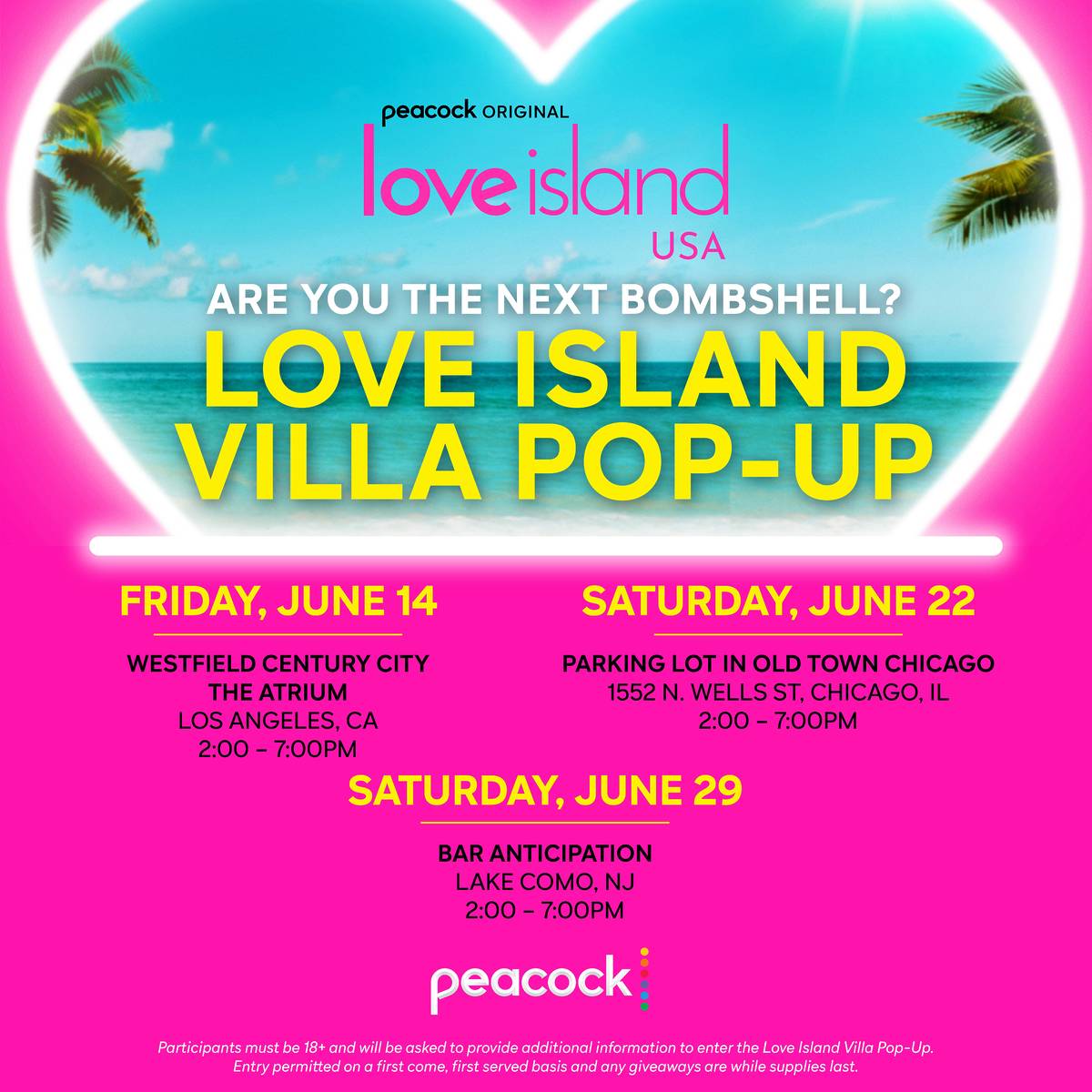 Audition For The Next Season Of Love Island At This Chicago Pop-Up