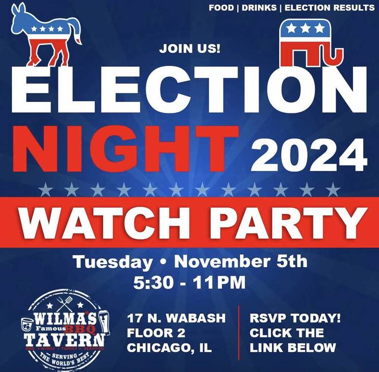 Election Watch Parties In Chicago To Head To Today