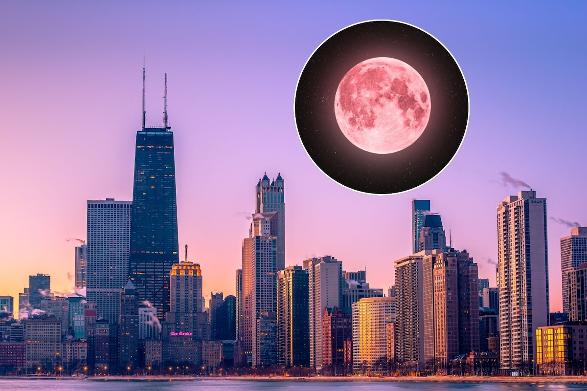 Here's where to see this month's Strawberry Moon in Chicago