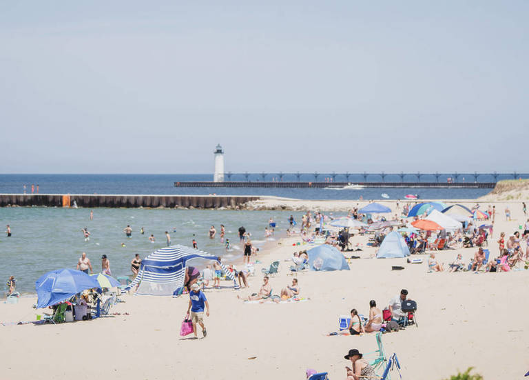 Voted number 1: This hidden Michigan harbor beach just beat out ...