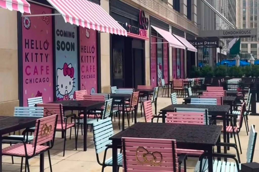 Inside the world’s largest Hello Kitty Cafe opening in Chicago June ...
