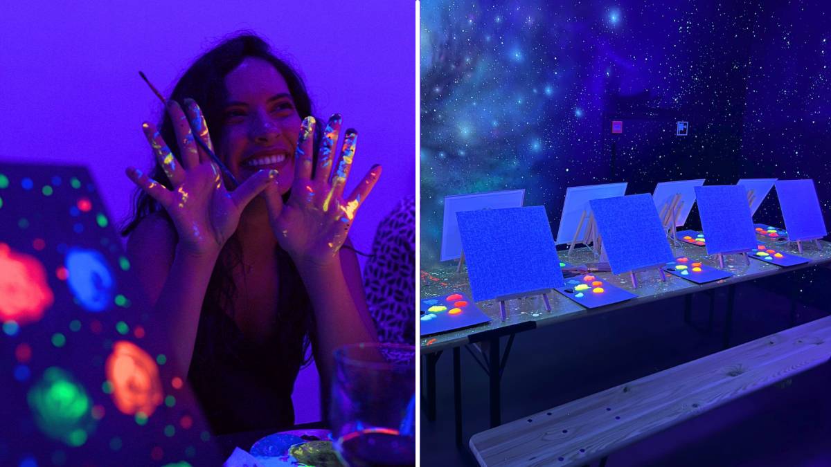 Neon Brush Cleveland: Fun-Filled Sip & Paint Workshops