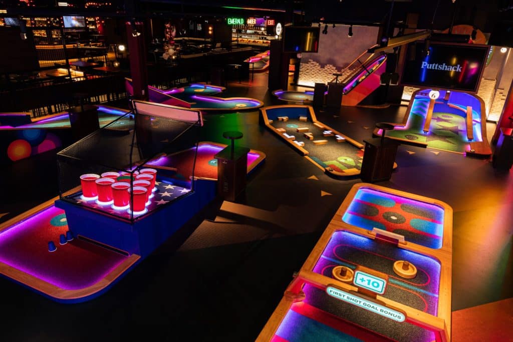 A Gigantic Tech-Infused Mini Golf Concept Bar Opens In Dallas