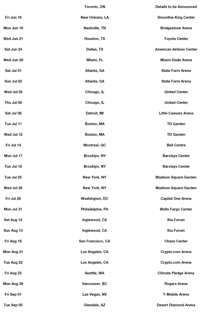Drake Announces North America Tour With A Dallas Show In June