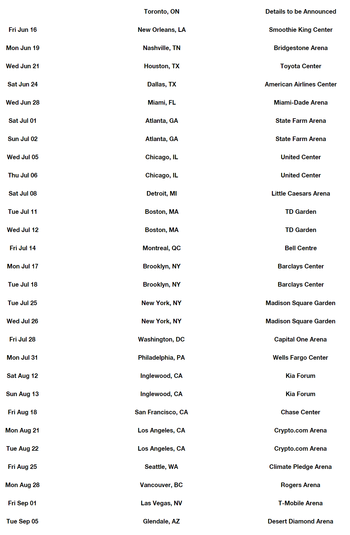 Drake Announces North America Tour With A Dallas Show In June