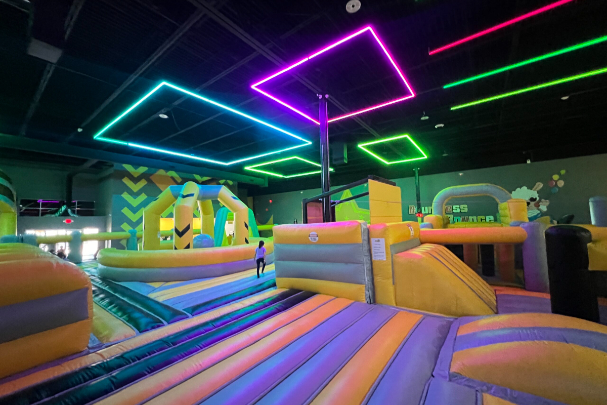 Bounce Around An Indoor Inflatable Wonderland In Dallas Area