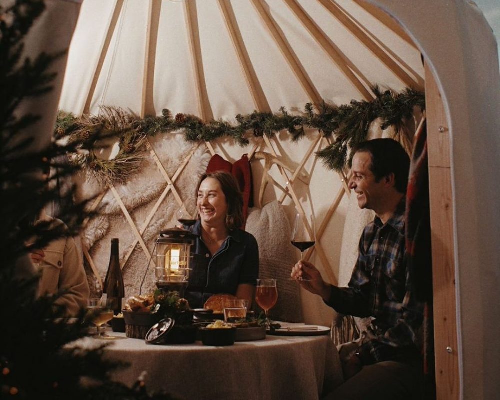 This Michelin-Starred Restaurant Has Set Up The Cutest Yurts For ...