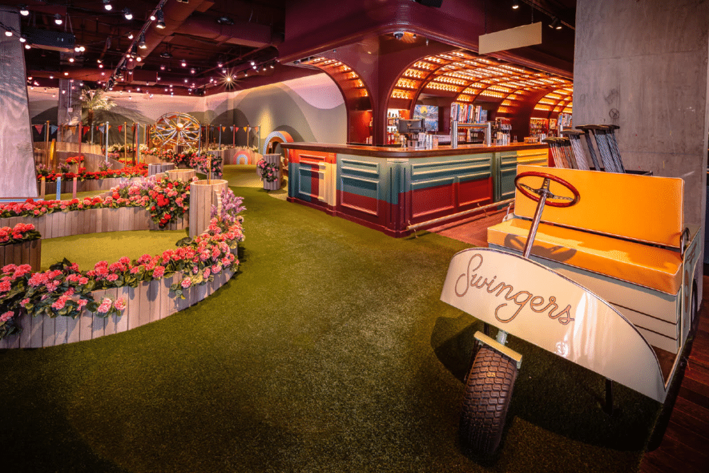 Swingers - The Crazy Golf Club In Navy Yard Is Officially Open