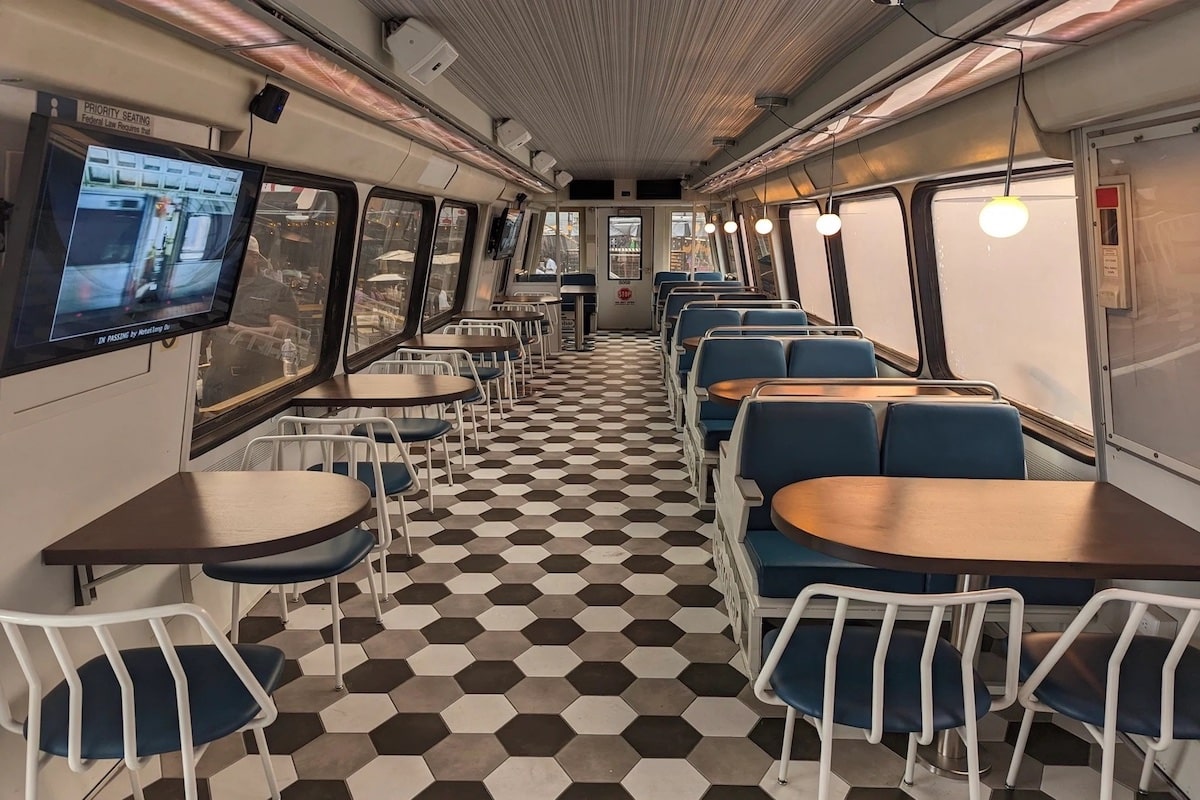 You Can Grab Drinks Inside A Decommissioned Railcar Now At Metrobar