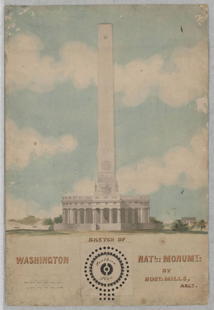 See The Original Design Proposals For The Washington Monument