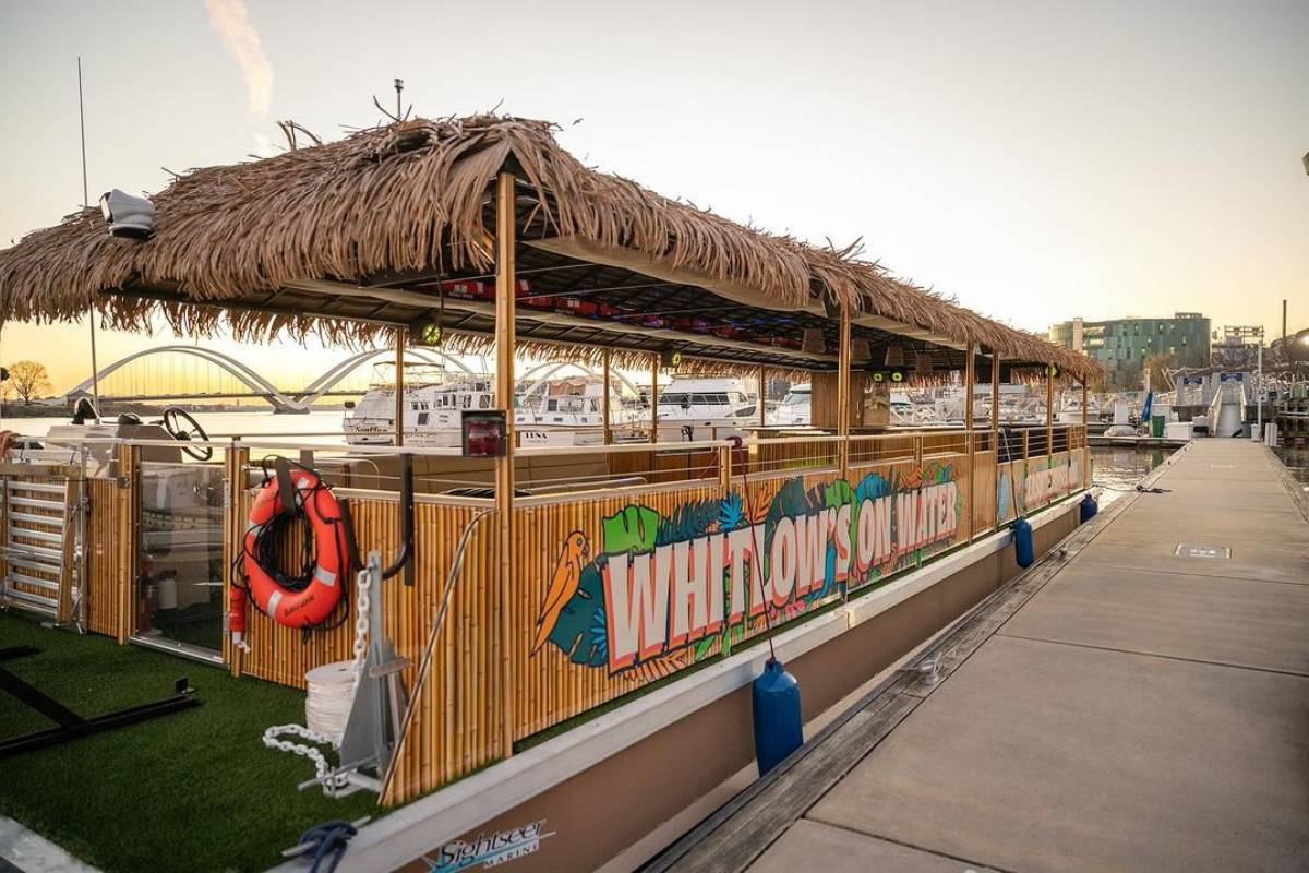 Whitlow's Launches A New 50-Foot Tiki Bar Boat