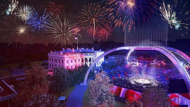 First Renderings Of A UFC Event On The White House South Lawn