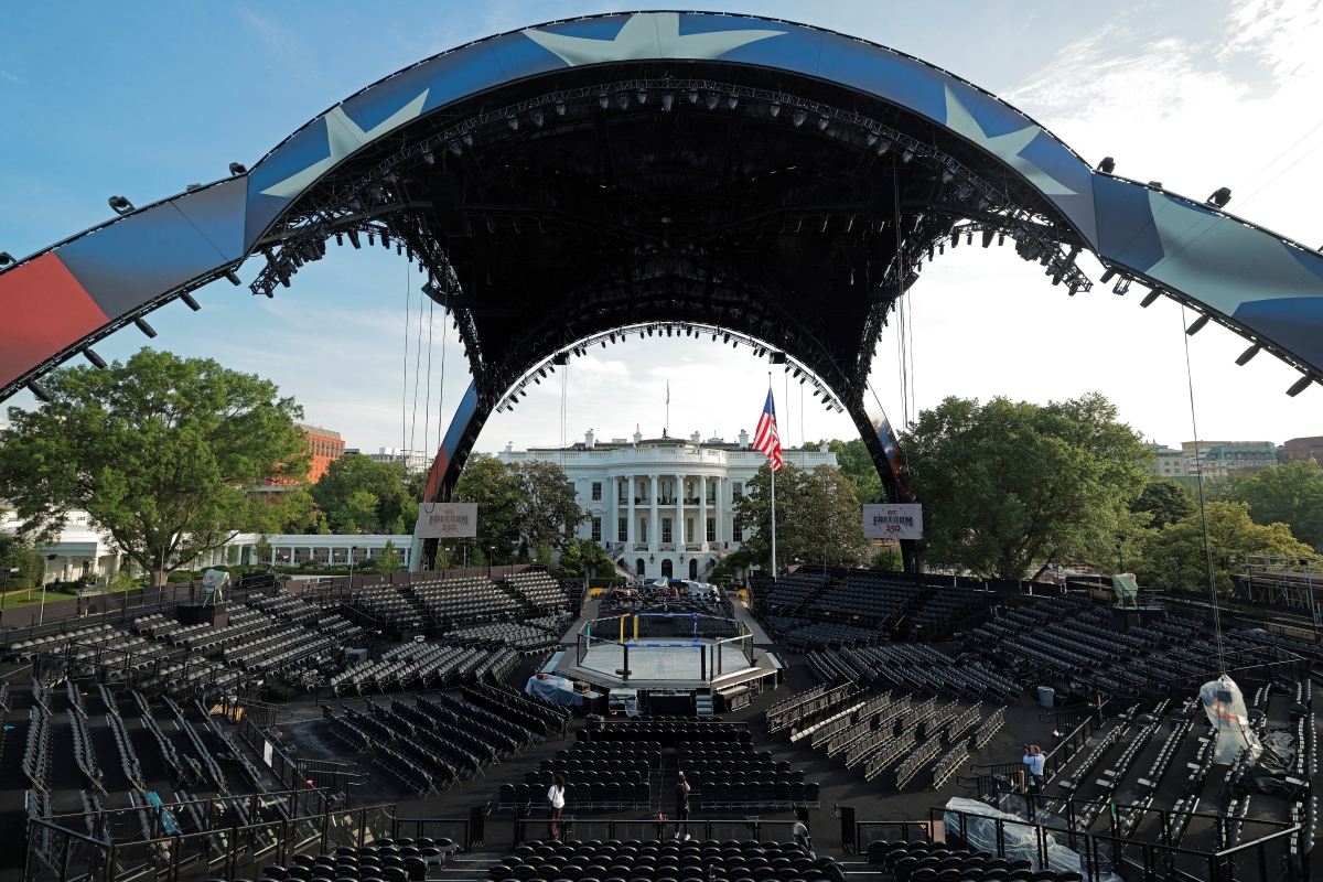 UFC White House event: Security, weather and attendance