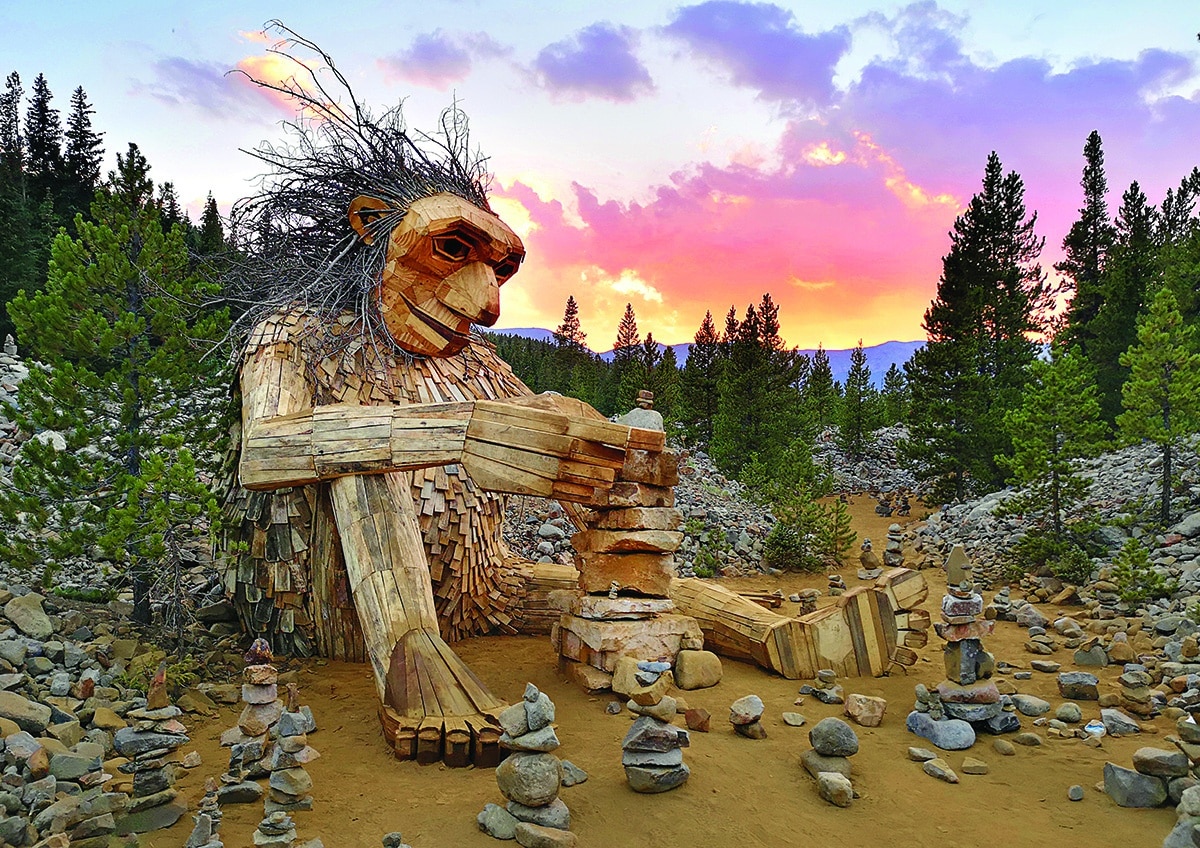 This 15-Foot Wooden Troll Is Hidden On A Forest Trail In Breckenridge