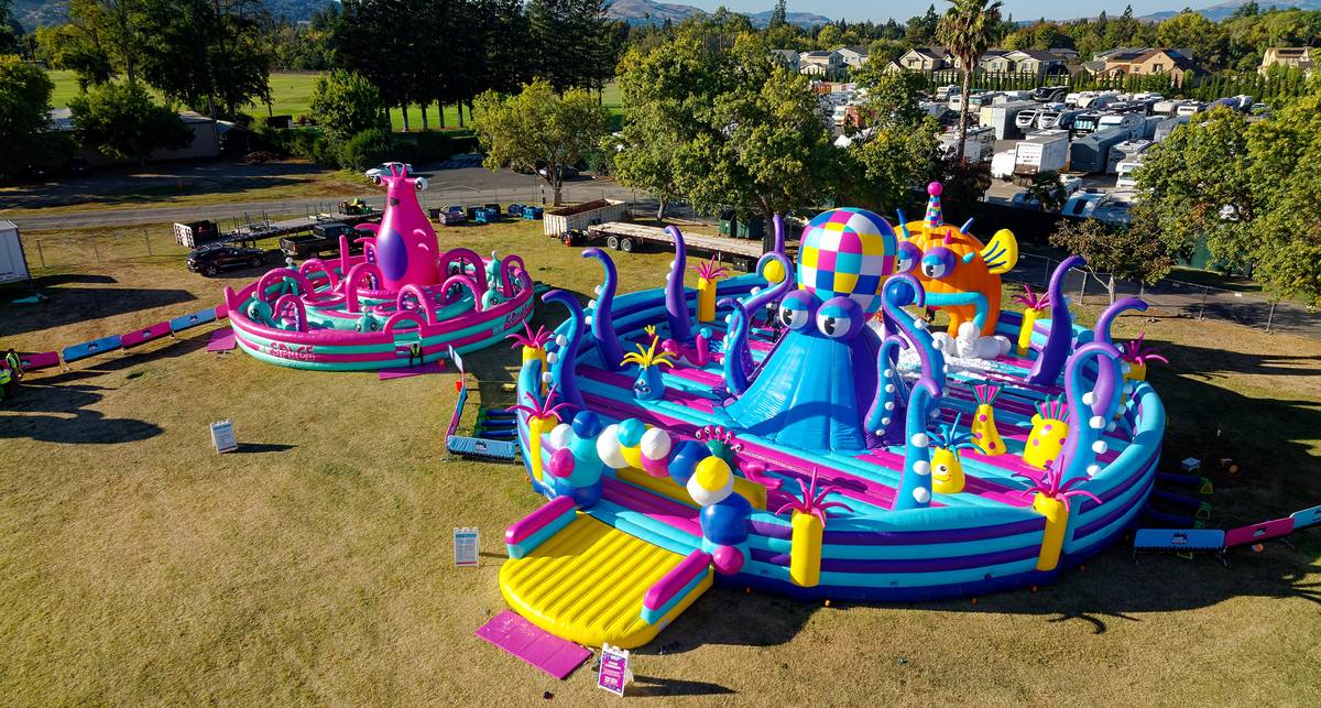 The Largest Bounce House In The World Lands In Detroit